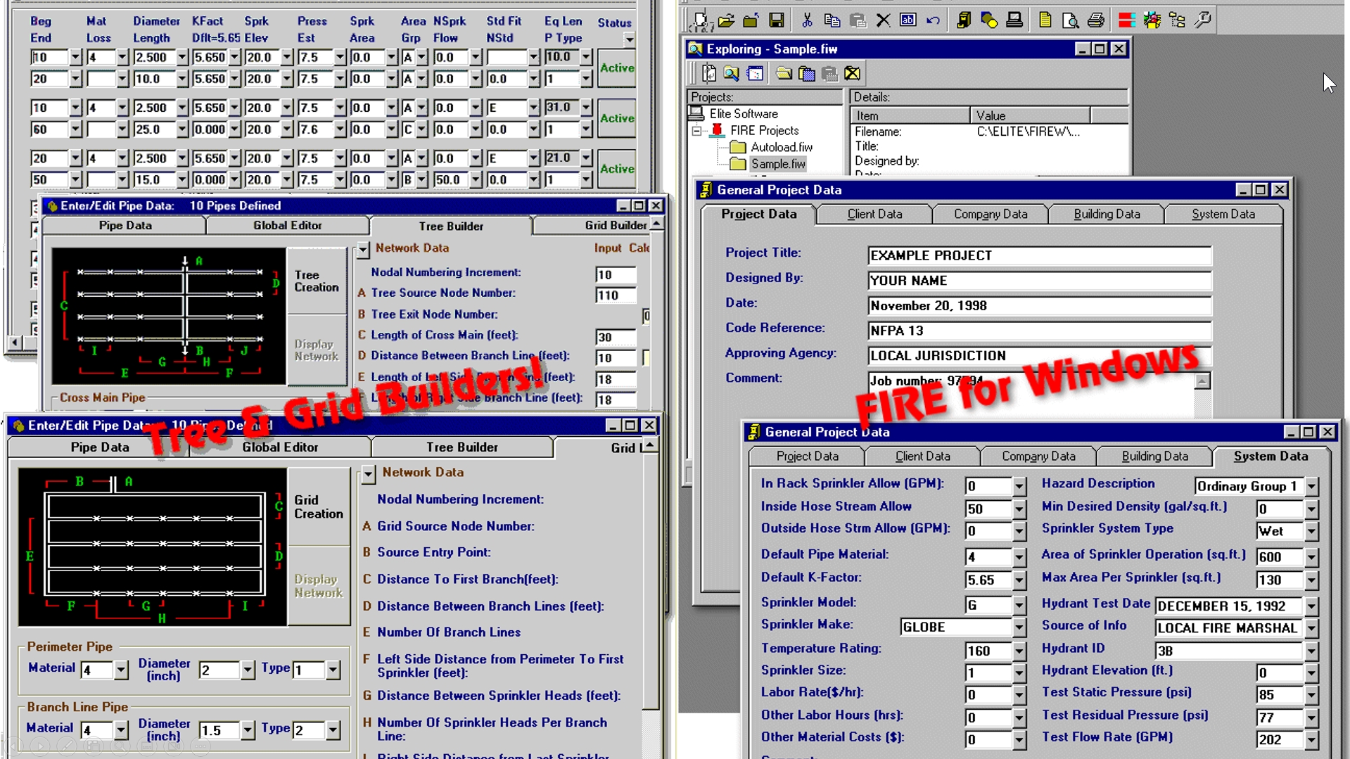 PROGRAMAS DE CALCULOS HIDRAULICOS DE ROCIADORES – ELITE FIRE - Ingeniería de Incendios